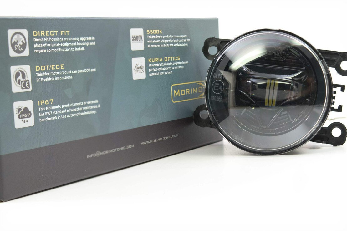 Universal Morimoto XB LED (90mm) Projector Fog Lights LF010