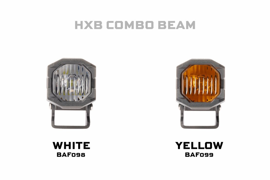 Morimoto 1Banger LED Pods: HXB Combo Beam | Width & Distance Illumination