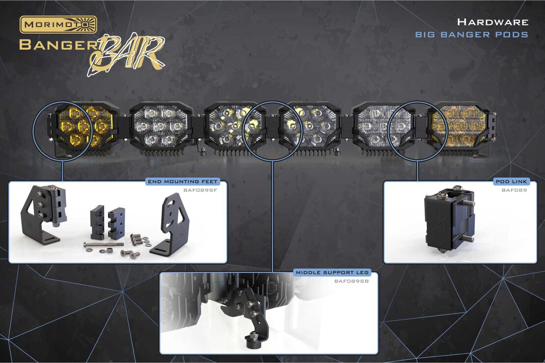 Morimoto Factory Replacement Triple Row Light Bar BigBanger