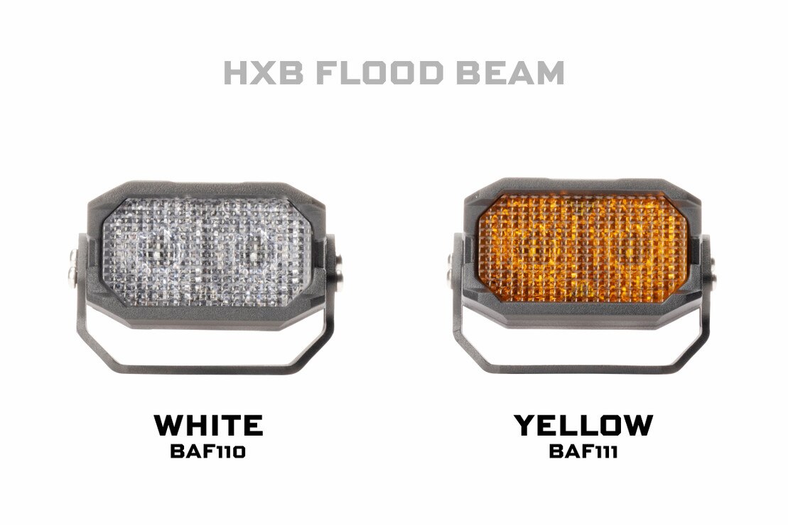Morimoto 2Banger LED Pods: HXB Flood Beam | Maximum Width