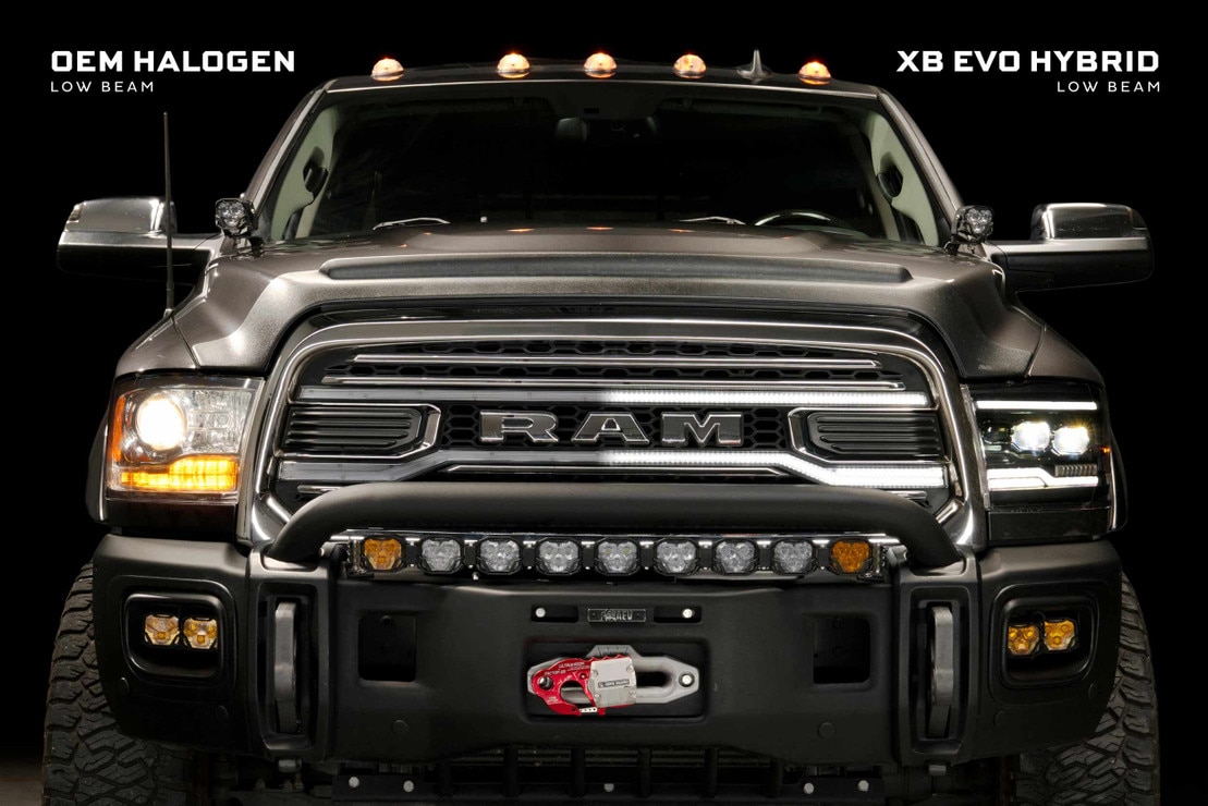 LF2-520Y | Morimoto XB Evo Hybrid LED Headlights for 09-18 Dodge Ram 1500
