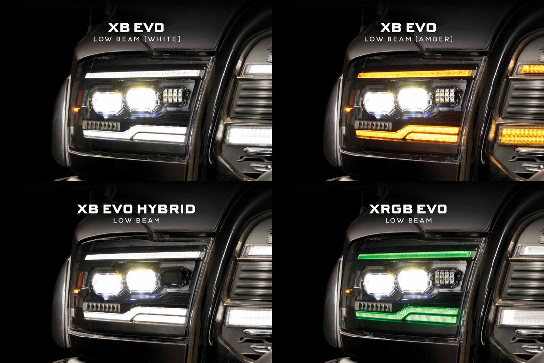 LF2-520Y | Morimoto XB Evo Hybrid LED Headlights for 09-18 Dodge Ram 1500