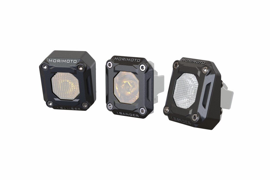 Morimoto 1Banger LED Pods: Flush Mount