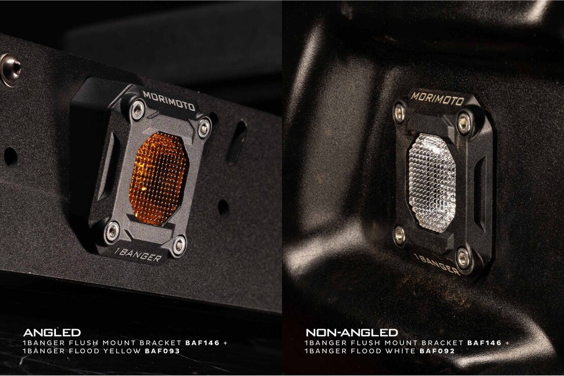 Morimoto 1Banger LED Pods: Flush Mount
