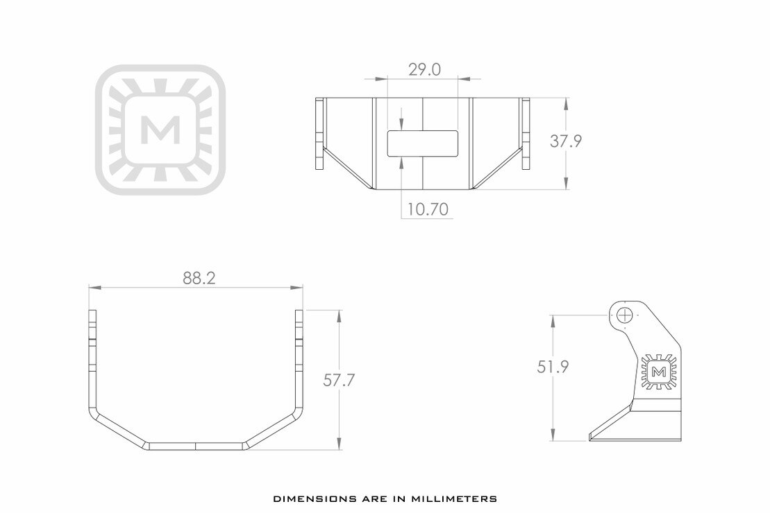Morimoto 4Banger U-Mount Universal Brackets | MM BAF046