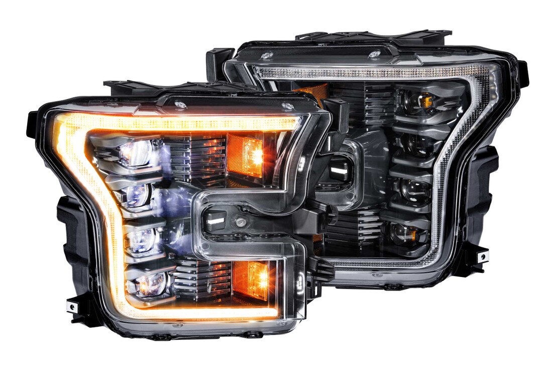 Ford F150 (15-17) Morimoto XB LED Headlights (Amber) | LF502-A.2-ASM