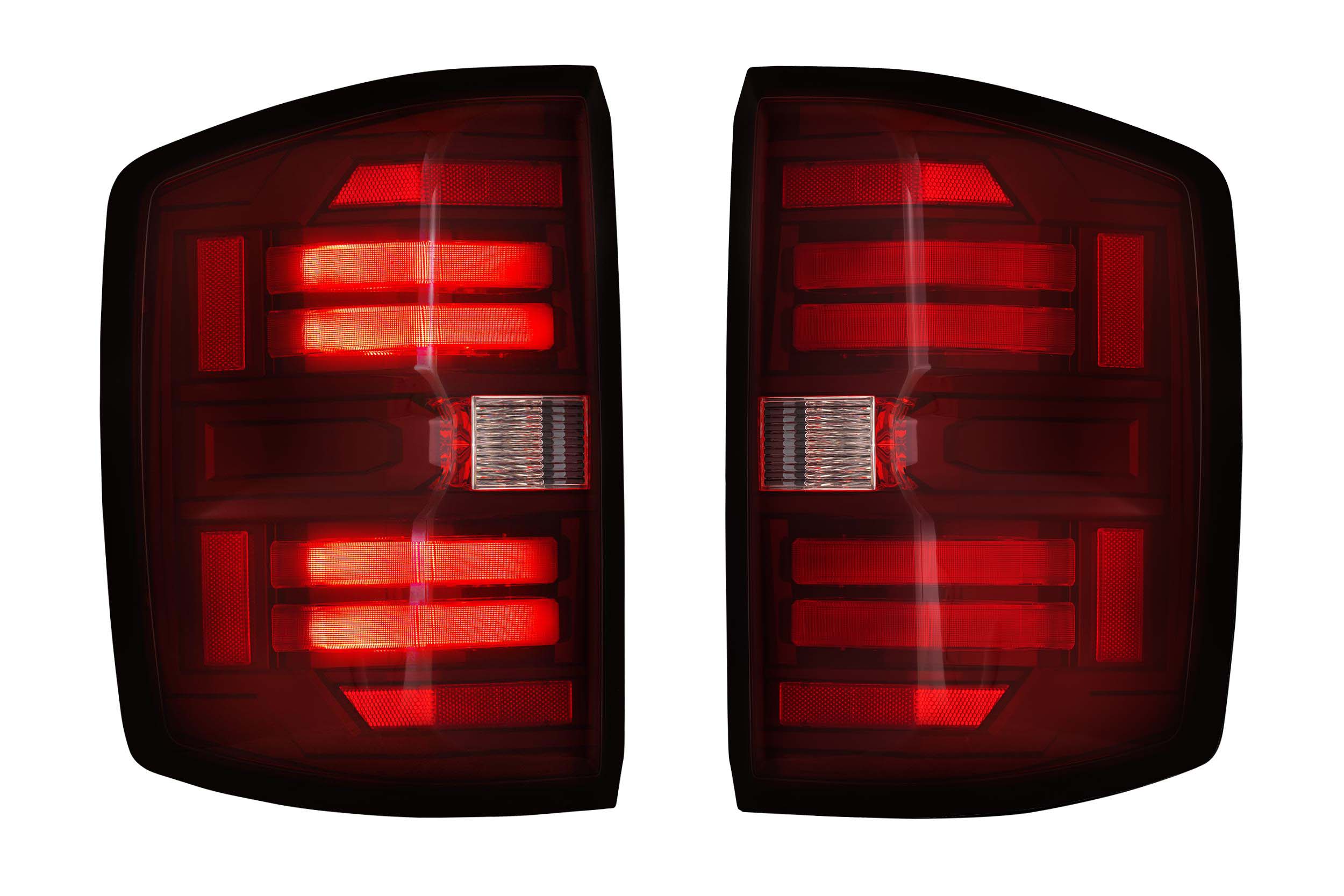 Chevrolet Silverado HD (15-19) Red LED Tail Lights | MM LF728