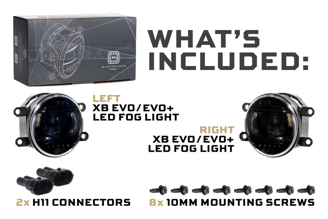 Toyota 4Runner (10-24) Morimoto XB Evo LED Fog Lights| LF092