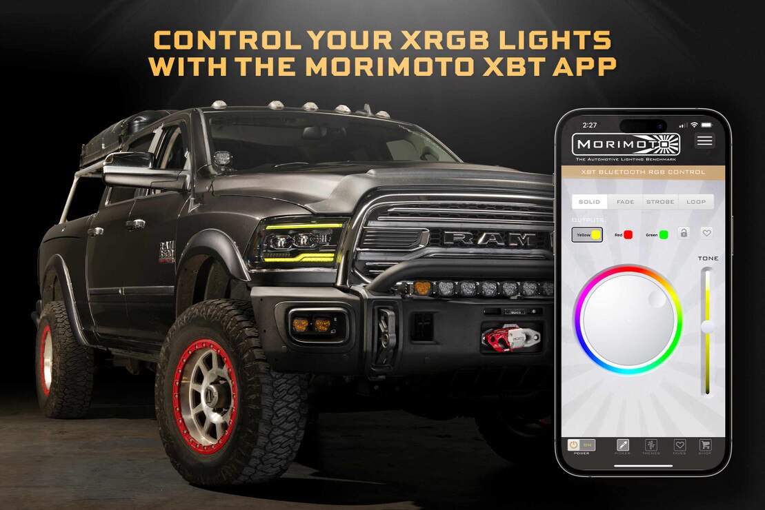 LF2-520R | Morimoto XRGB Evo LED Headlights for 19-24 Ram 1500 Classic