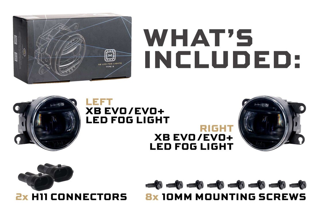 Subaru Outback Wilderness (22+) XB Evo LED Fog Lights| LF090