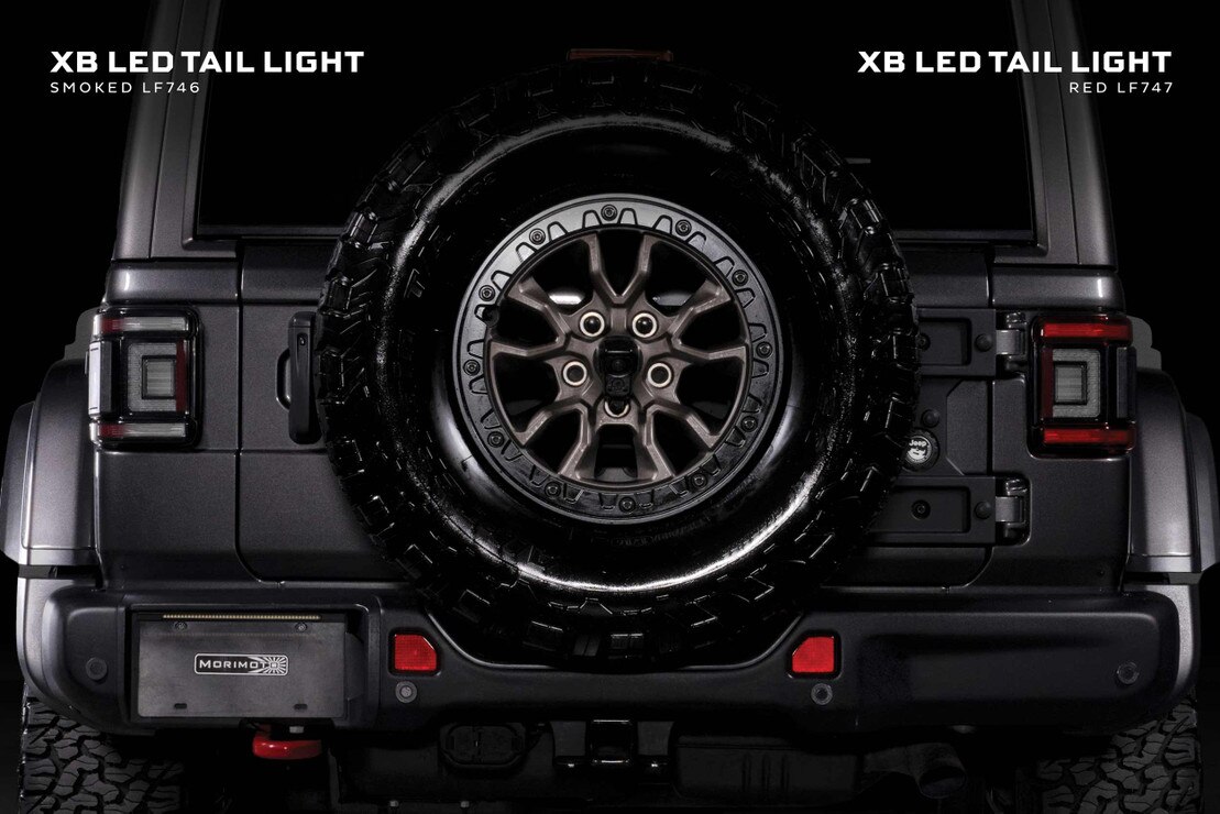 LF747 | Jeep Wrangler JL Low Profile XB Red LED Tail Lights