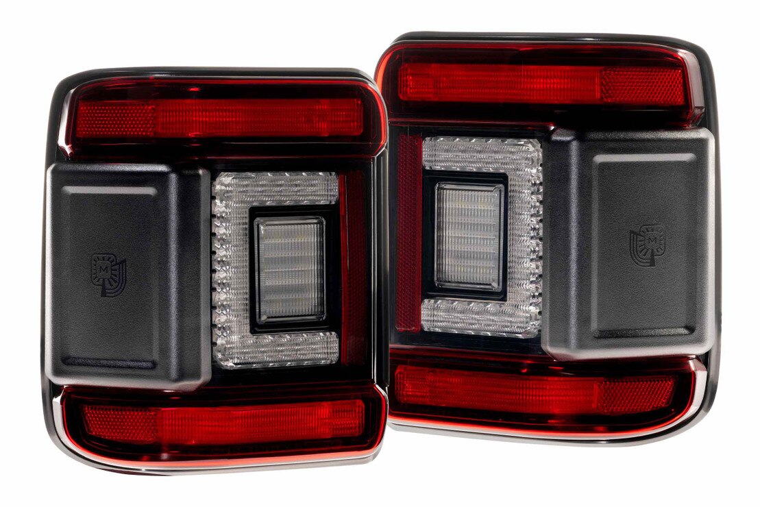 LF747 | Jeep Wrangler JL Low Profile XB Red LED Tail Lights