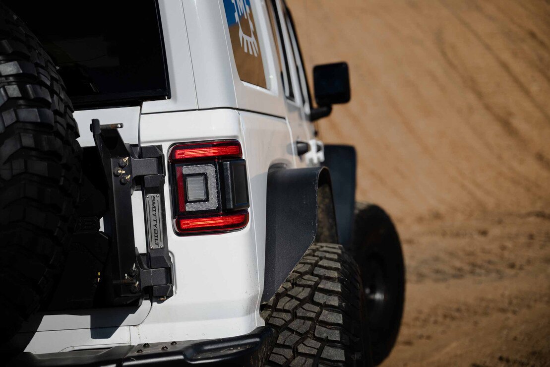 LF747 | Jeep Wrangler JL Low Profile XB Red LED Tail Lights