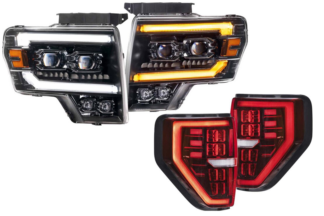 Ford SVT Raptor (10-14) XB Series Headlight & Tail Light Combo
