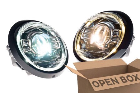 open headlights