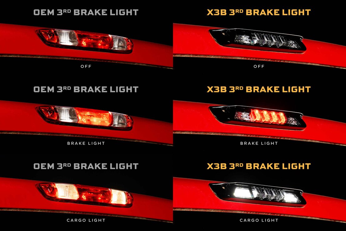 X3B50 | Morimoto 2007-2013 Silverado 1500 X3B Third Brake Light