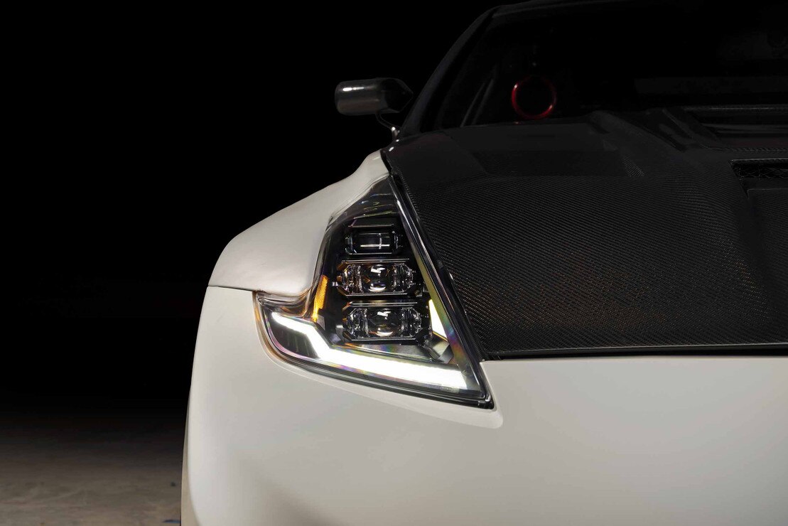 LF2-474Y | Morimoto XB Evo Hybrid LED Headlights for 09-21 Nissan 370Z