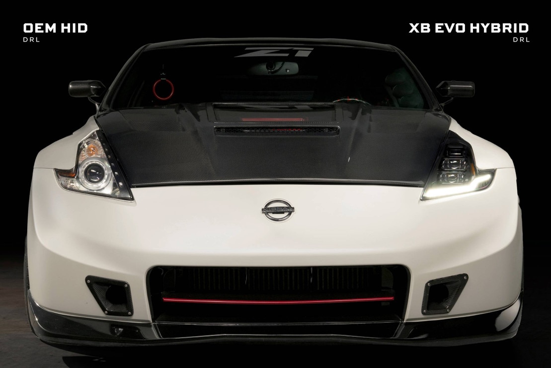 LF2-474Y | Morimoto XB Evo Hybrid LED Headlights for 09-21 Nissan 370Z