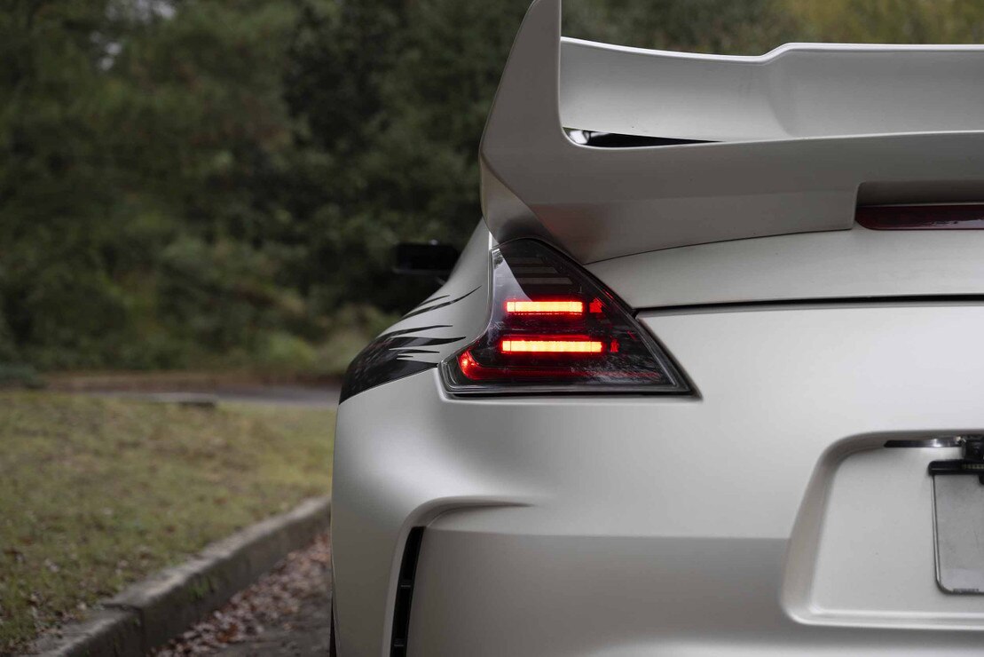 LF418 | Morimoto XB LED Tail Lights Gen 2 09-21 Nissan 370Z Black Red