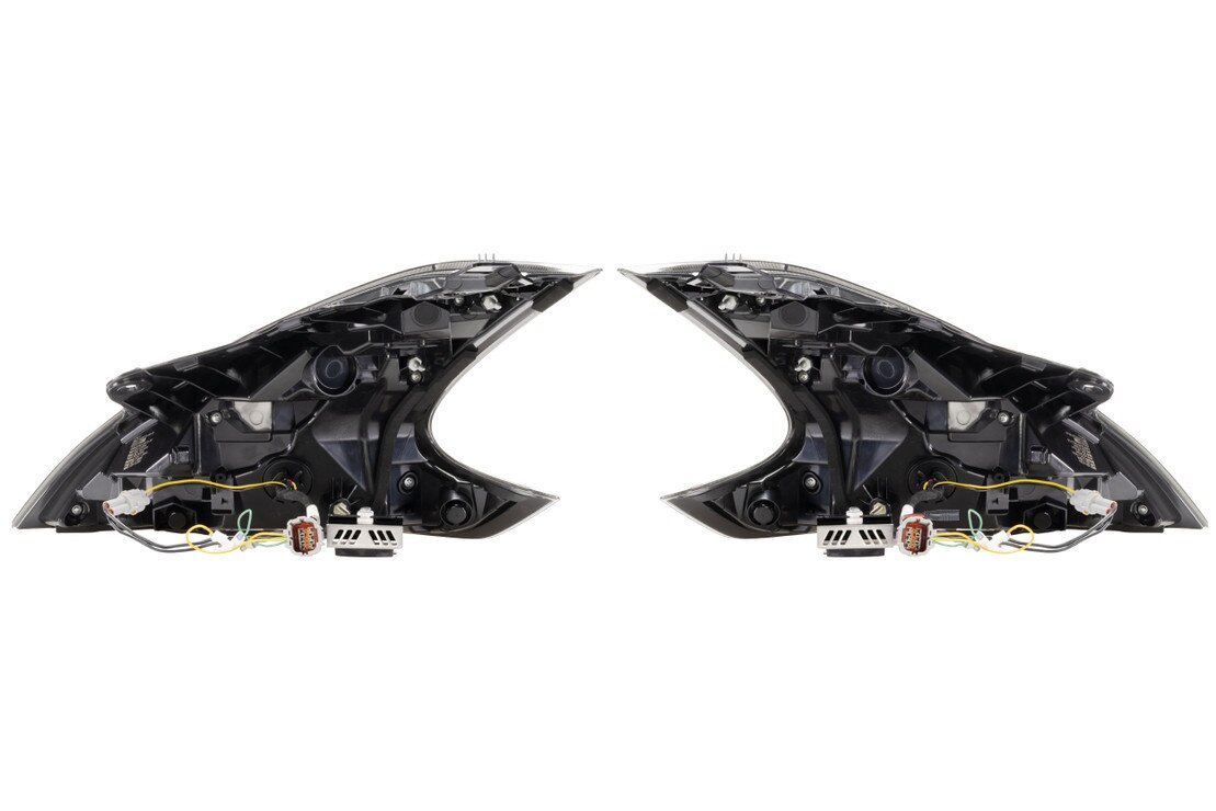 LF418 | Morimoto XB LED Tail Lights Gen 2 09-21 Nissan 370Z Black Red