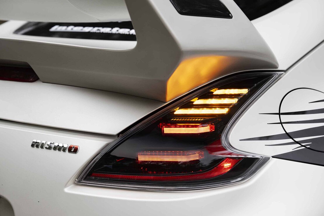 LF418 | Morimoto XB LED Tail Lights Gen 2 09-21 Nissan 370Z Black Red