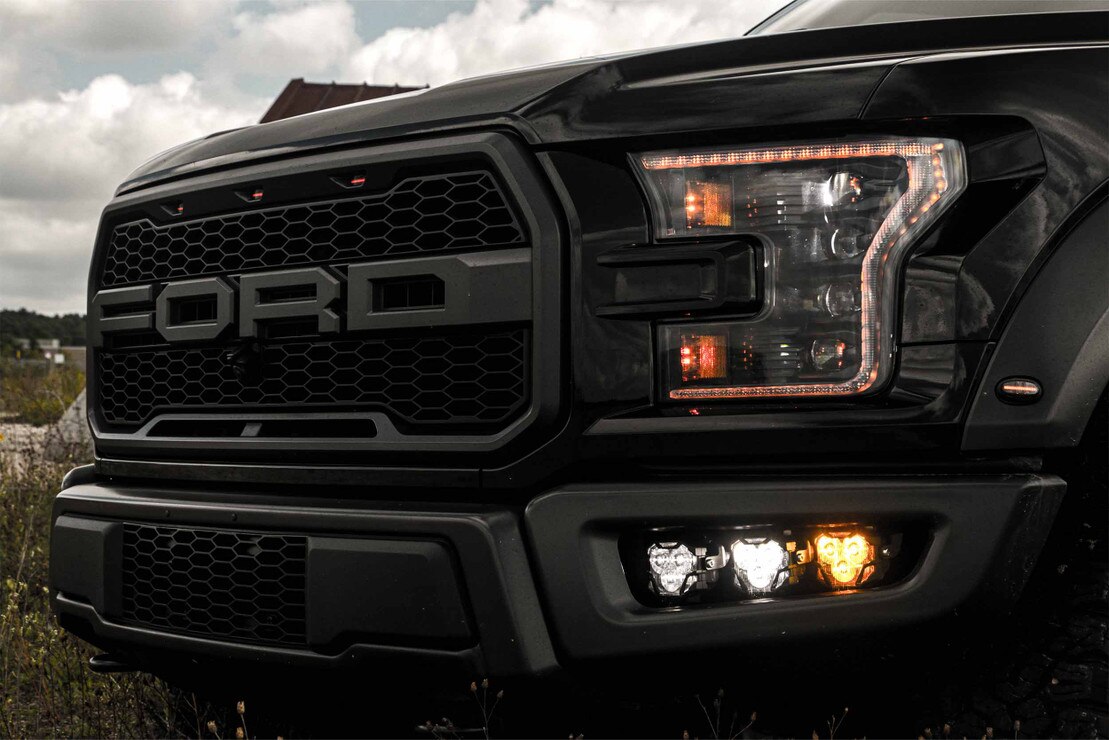 Ford Raptor (17-20) Morimoto XB LED Headlights (Amber DRL) | LF502.2-ASM