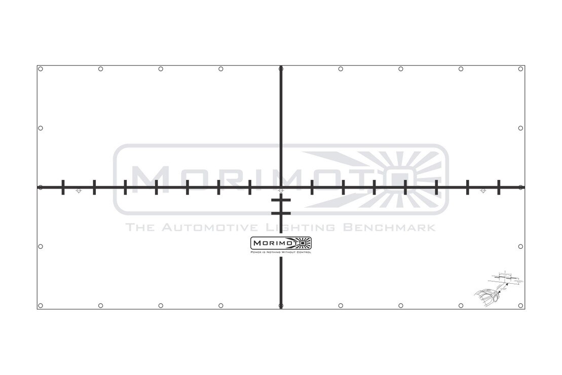 Morimoto Wall Aim Banner - Pro Alignment Every Time A503