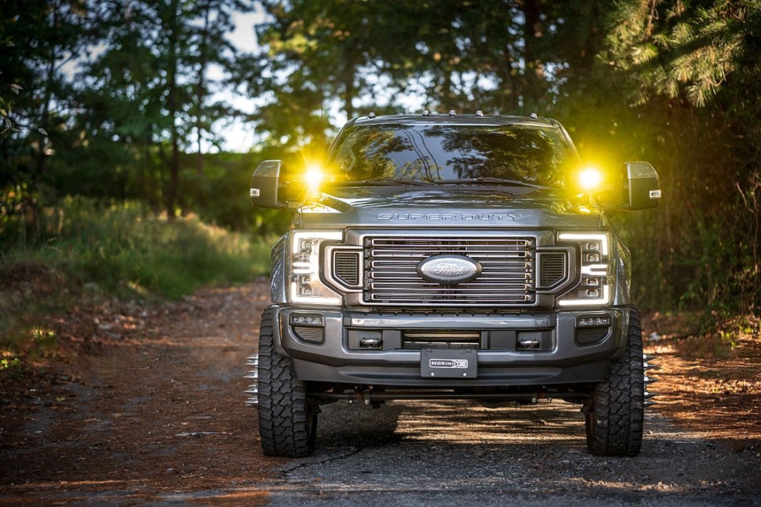 Morimoto 4Banger LED Ditch Light System: Ford Super Duty (2017+)